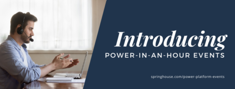 Microsoft Power Platform Free Events - Springhouse